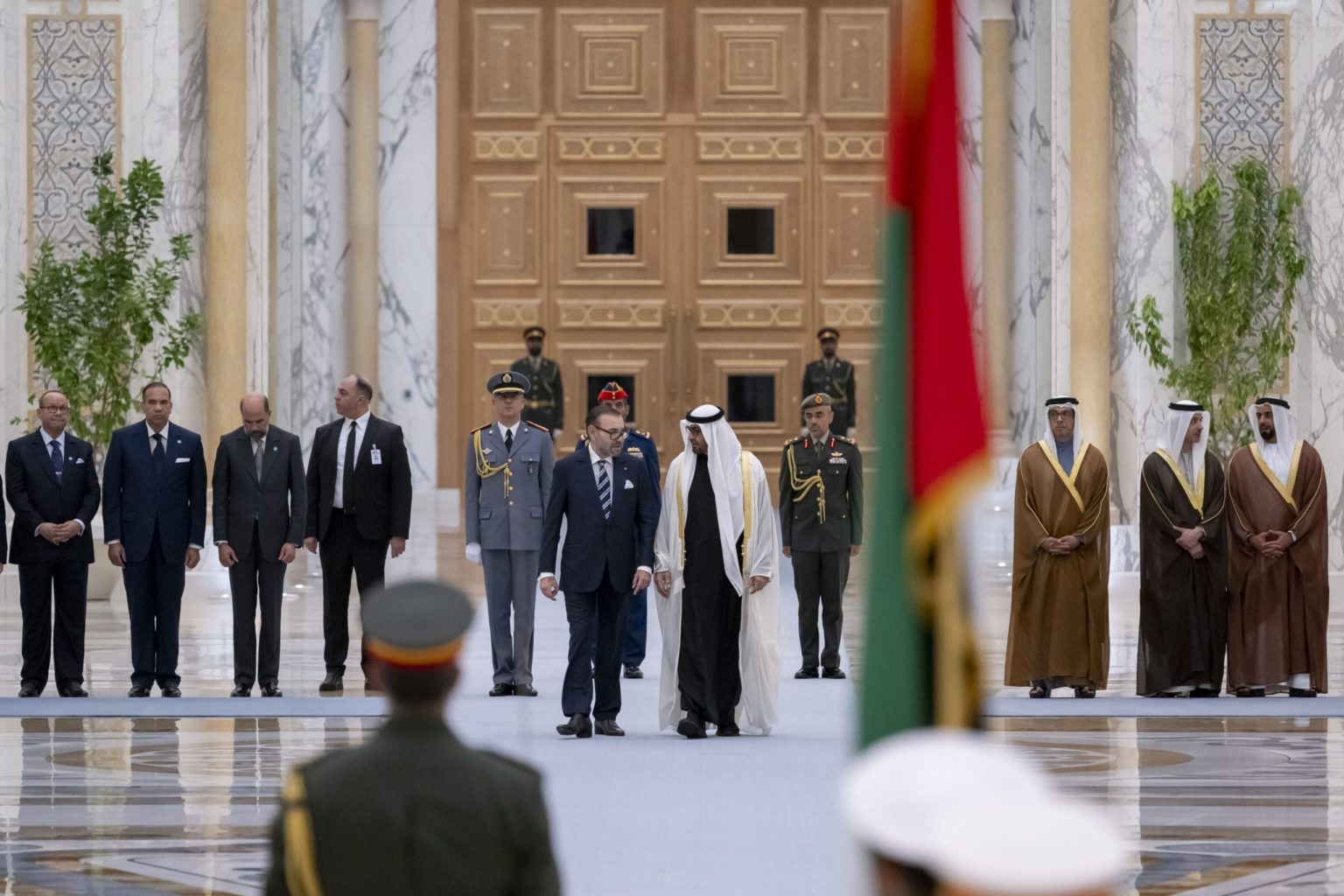 His Majesty King Mohammed VI Receives Grand Welcome from UAE President ...